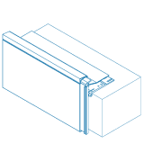 alwitra® TAG Edge Trim Aluminium Profile